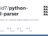 Github Rapid7 Python Eml Parser Python Library For Creating Usable