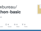 Github Newbureau Python Basic Homework