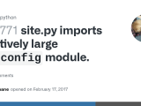 Site Py Imports Relatively Large Sysconfig Module Issue 73771