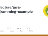 Github Newlecture Java Programming Example