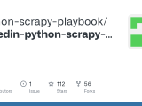 Github Python Scrapy Playbook Linkedin Python Scrapy Scraper