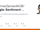 Github Shahriarzamanaiub Bangla Sentiment Analysis Using Machine