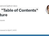 Table Of Contents Feature Issue 36 Python Openxml Python Docx