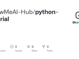 Python Tutorial Readme Md At Main Showmeai Hub Python Tutorial Github