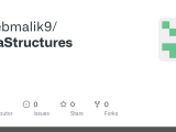 Github Ateebmalik9 Datastructures