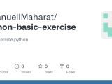 Github Emanuellmaharat Python Basic Exercise Basic Exercise Python