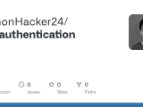 Github Pythonhacker24 Did Authentication