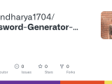 Github Sowndharya1704 Password Generator Using Html Css And Javascript