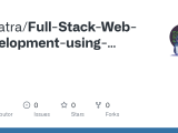 Github Cdpatra Full Stack Web Development Using Python