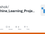 Github Ashishok Machine Learning Projects