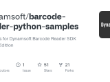 Github Dynamsoft Barcode Reader Python Samples Samples For Dynamsoft
