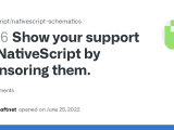 Show Your Support For Nativescript By Sponsoring Them Issue 326