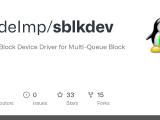 Github Codeimp Sblkdev Simple Block Device Driver For Multi Queue
