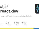 Github Reactjs Bn React Dev Work In Progress React Documentation