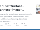 Github Adrianrvzz Surface Roughness Image Analysis Python Program