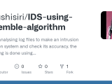 Github Aarushisiri Ids Using Ensemble Algorithm We Are Analysing Log