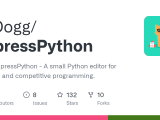 Github Jadogg Expresspython рџљ рџђќ Expresspython A Small Python Editor