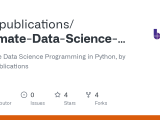 Github Bpbpublications Ultimate Data Science Programming In Python