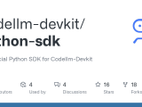 Github Codellm Devkit Python Sdk The Official Python Sdk For Codellm