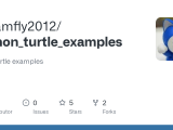 Github Dreamfly2012 Python Turtle Examples Some Turtle Examples