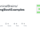 Github Technicalbrains Springbootexamples