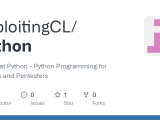 Github Exploitingcl Python Black Hat Python Python Programming For