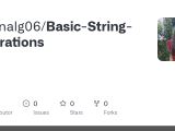 Github Mrunalg06 Basic String Operations
