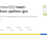 Github Smartdev322 React Electron Python Gui Simple Gui For