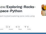 Github Natnew Exploring Rocks In Space Python This Project Involved