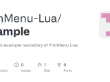 Github Yimmenu Lua Example This Is An Example Repository Of Yimmenu