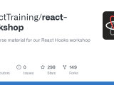 Github Reacttraining React Workshop The Course Material For Our