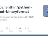Github Williballenthin Python Dotnet Binaryformat Pure Python Parser