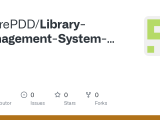 Github Deorepdd Library Management System Project