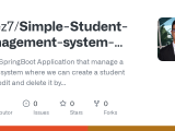Github Moez7 Simple Student Management System Using Springboot