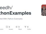 Github Aideedh Pythonexamples Repo Filled With Python Examples