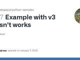 Example With V3 Doesn T Works Issue 237 Googleworkspace Python