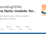 Github Thisiscoding1234 Space Facts Module For Python This Module