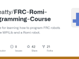 Github Czbeatty Frc Romi Programming Course A Course For Learning