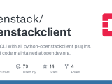 Github Openstack Openstackclient Unified Cli With All Python