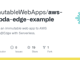 Github Immutablewebapps Aws Lambda Edge Example Deploys An Immutable