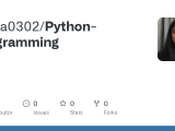 Github Ishita0302 Python Programming