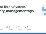 Github Openlibrarysystem Library Managementsystem