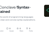 Github Devconclave Syntax Explained Unlock The World Of Programming