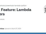 Feature Lambda Layers Issue 25 Aws Powertools Powertools Lambda