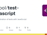 Github Vxtool Test Javascript Demonstration Of Tests With Javascript