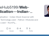Github Codehub5199 Web Application Indian Stock Scanner With Python