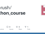 Github Ssorush Python Course