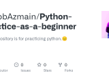 Github Arnobazmain Python Practice As A Beginner This Repository Is