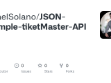Github Rafaelsolano Json Example Tiketmaster Api