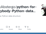 Github Darkabstergo Python For Everybody Python Data Structure